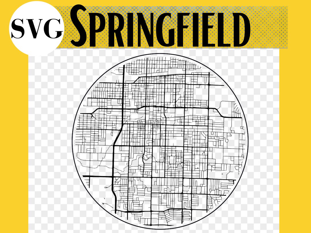 Springfield Map SVG, Springfield SVG File, Springfield Missouri ...