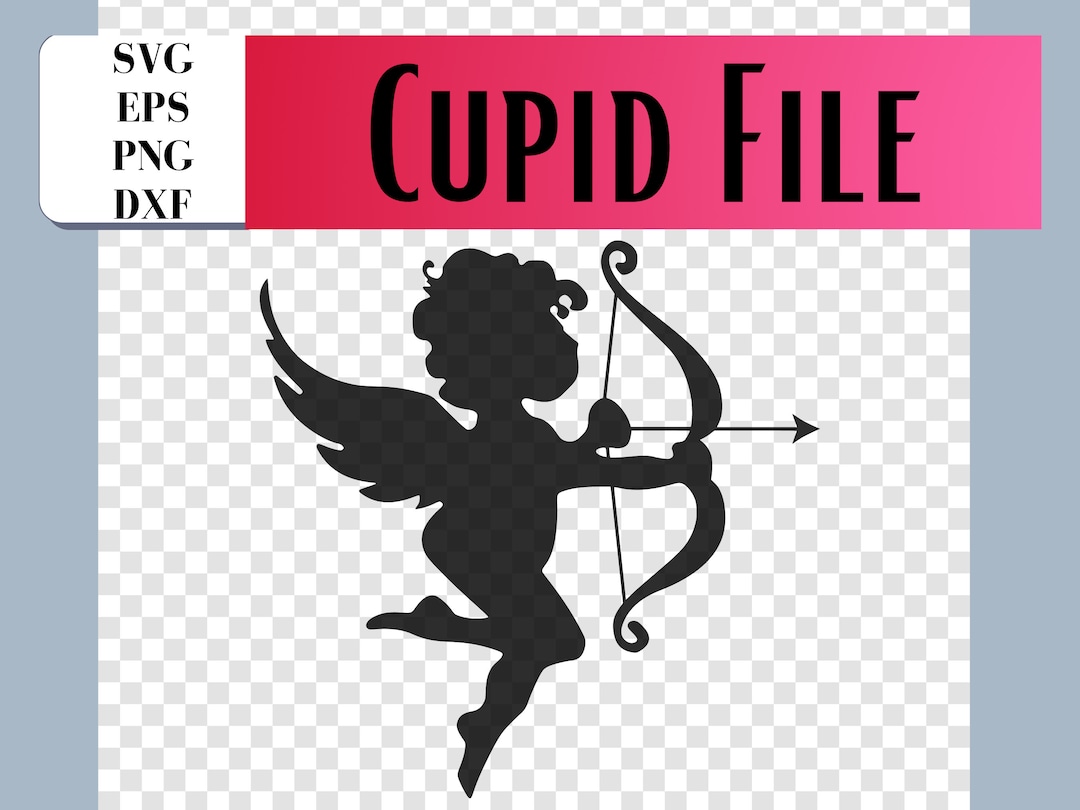 Cupid File, Digital Download Files, SVG, Eps, Dxf, Png Files Included ...