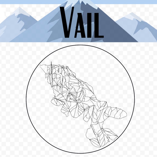 Ski Resort Map Svg - Etsy