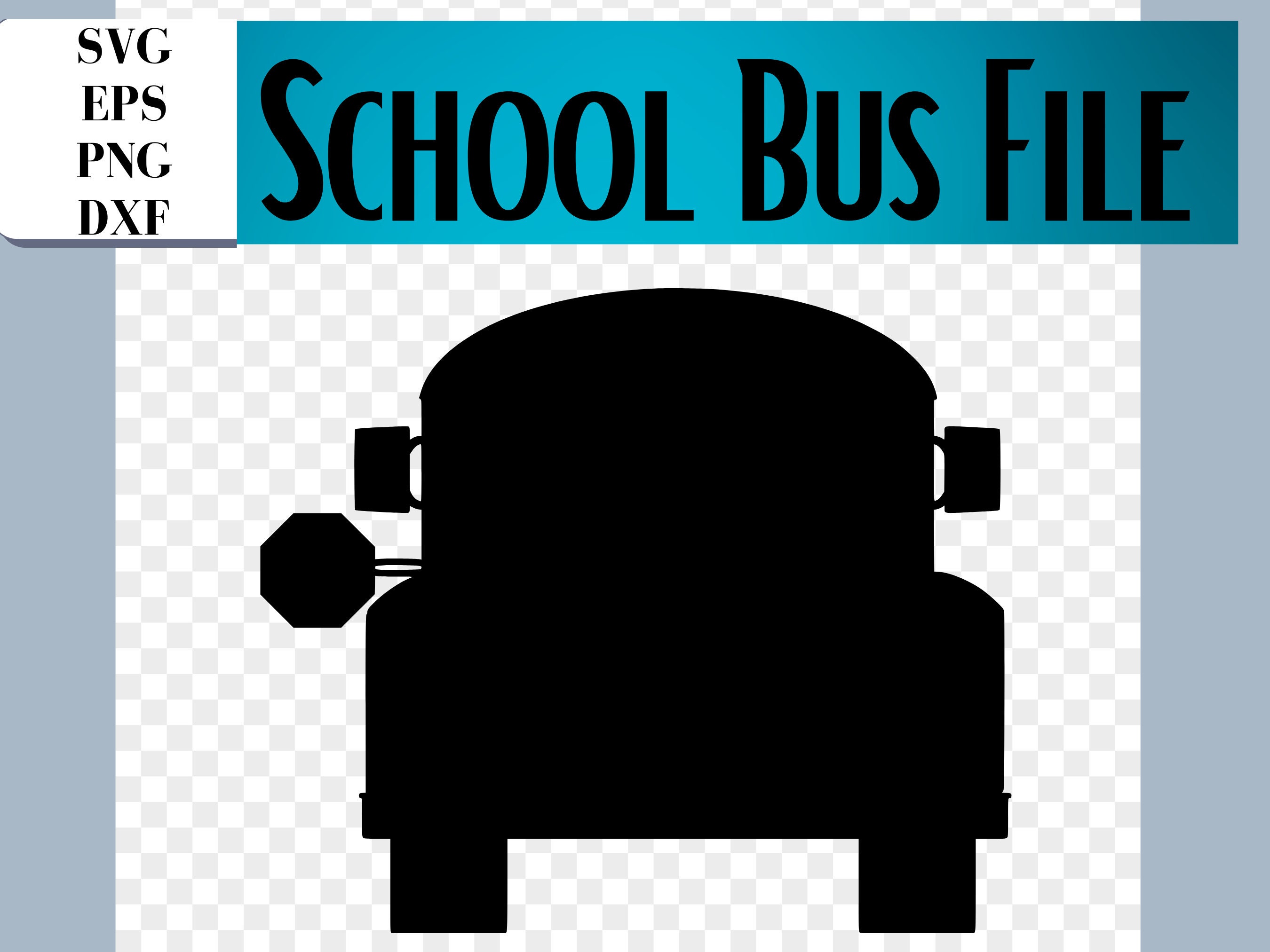 School Bus File, Digital Download Files, SVG, Eps, Dxf, Png Files ...