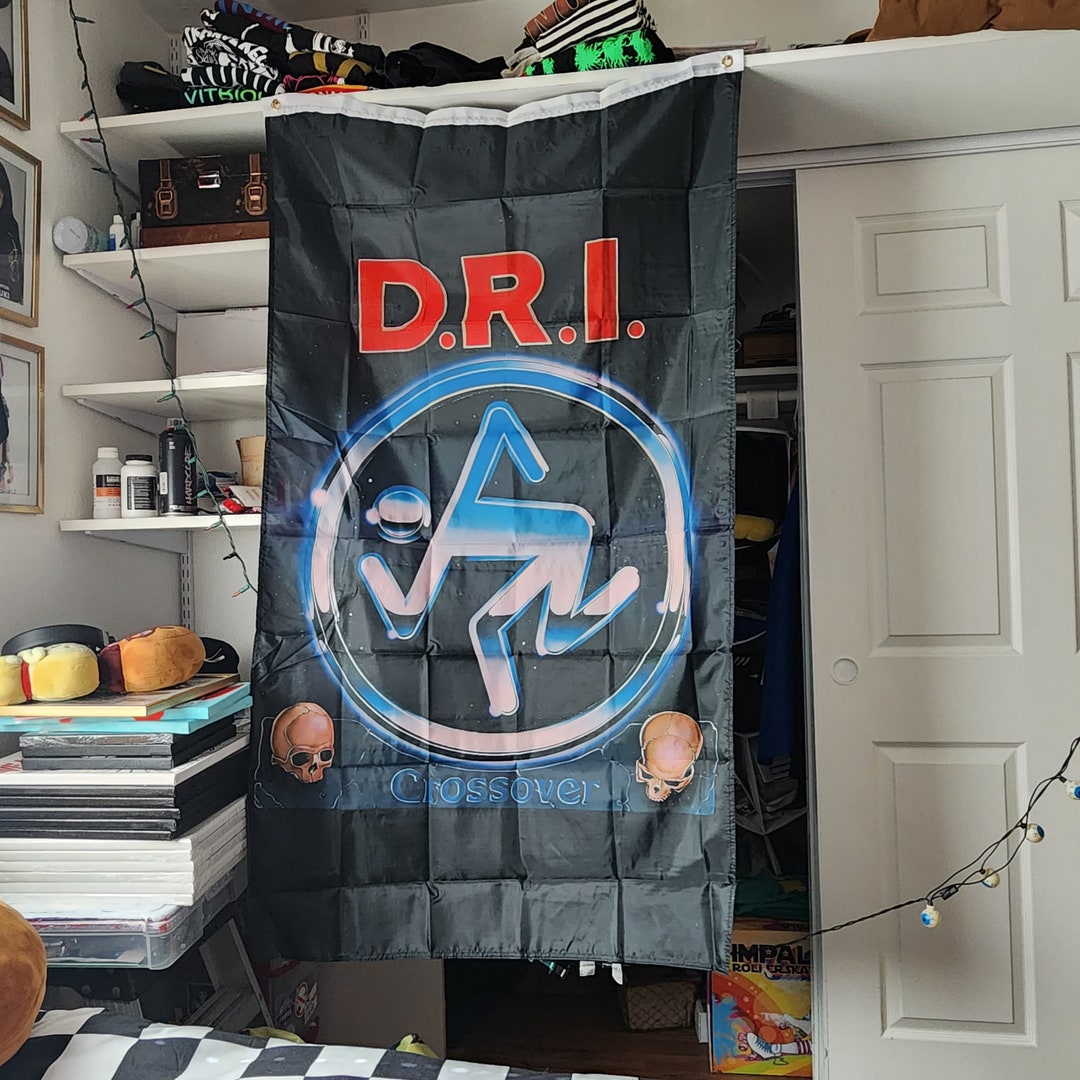 D.R.I. crossover Flag - Etsy