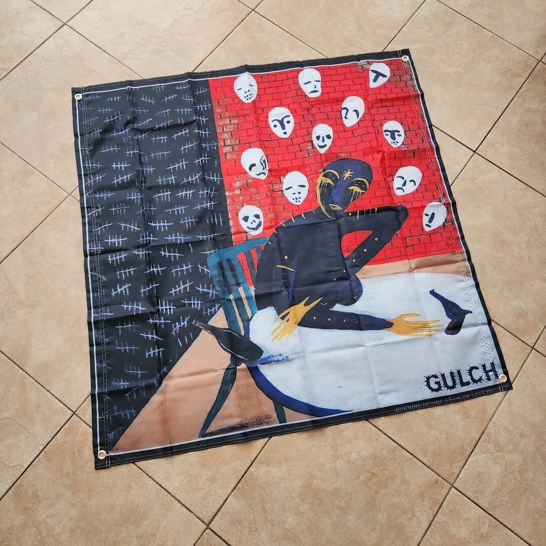Gulch "burning Desire to Draw Last Breath" Flag - Etsy