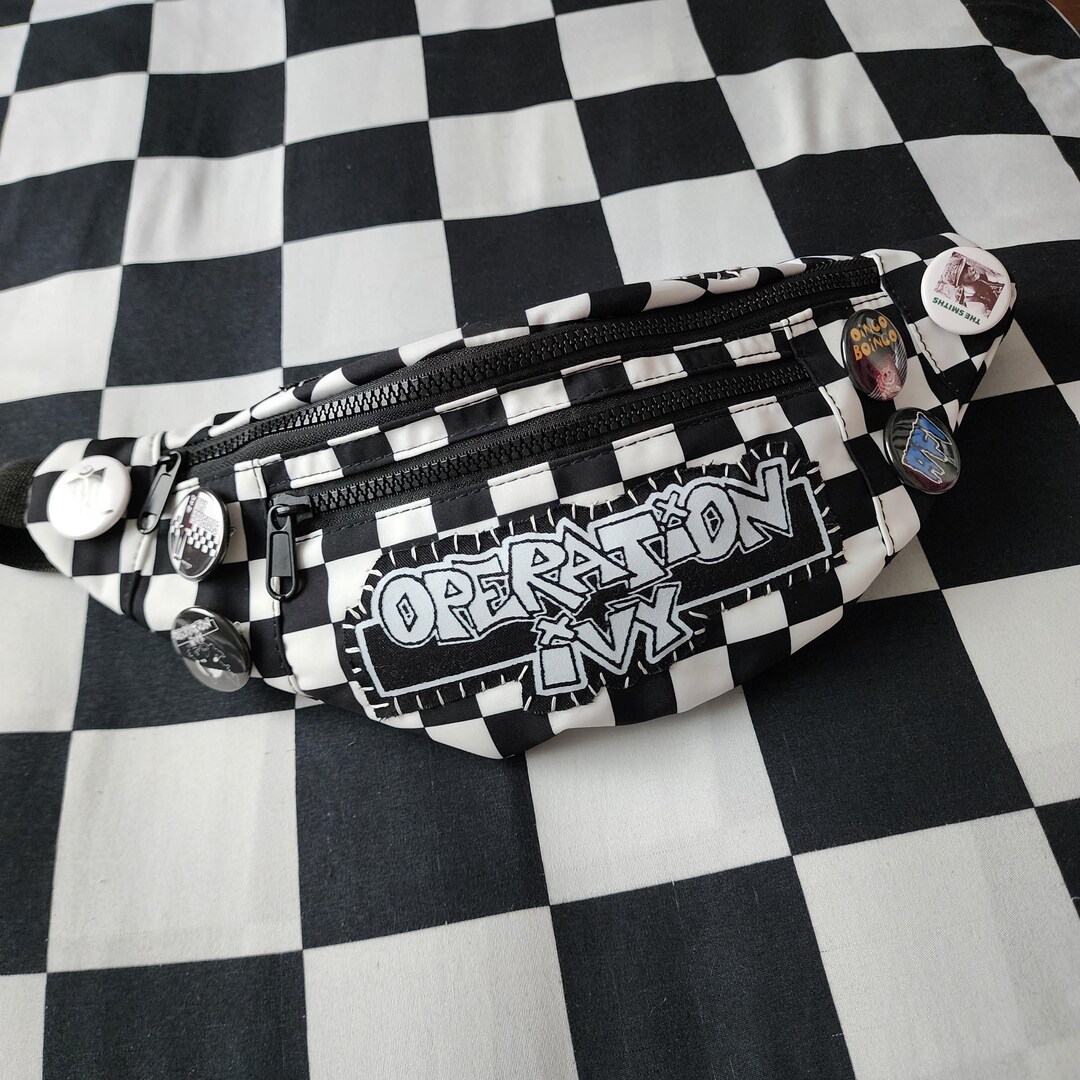 DIY Ska Punk Checkered Fannypack - Etsy