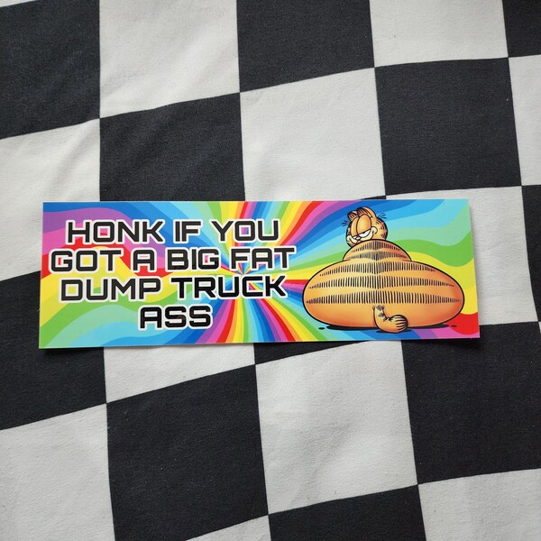 Garfield Bumper Stickers - Etsy