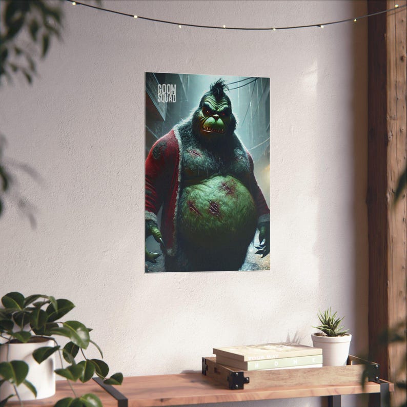 Goon Squad Grinch Poster - Etsy