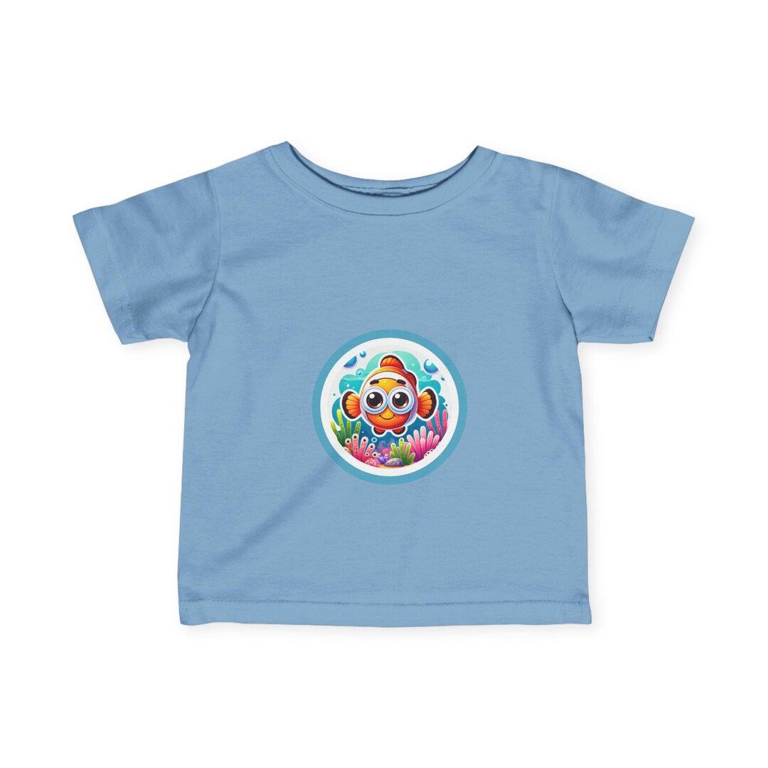 Cute Nemo Underwater Adventure Infant Tee, Cute Baby T-shirt, Ocean ...