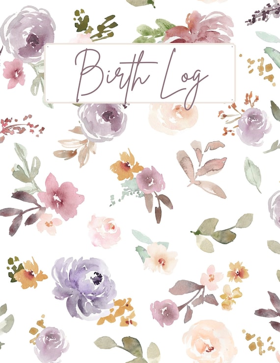 Birth Log Printable Birth Journal for Doulas | Etsy Australia