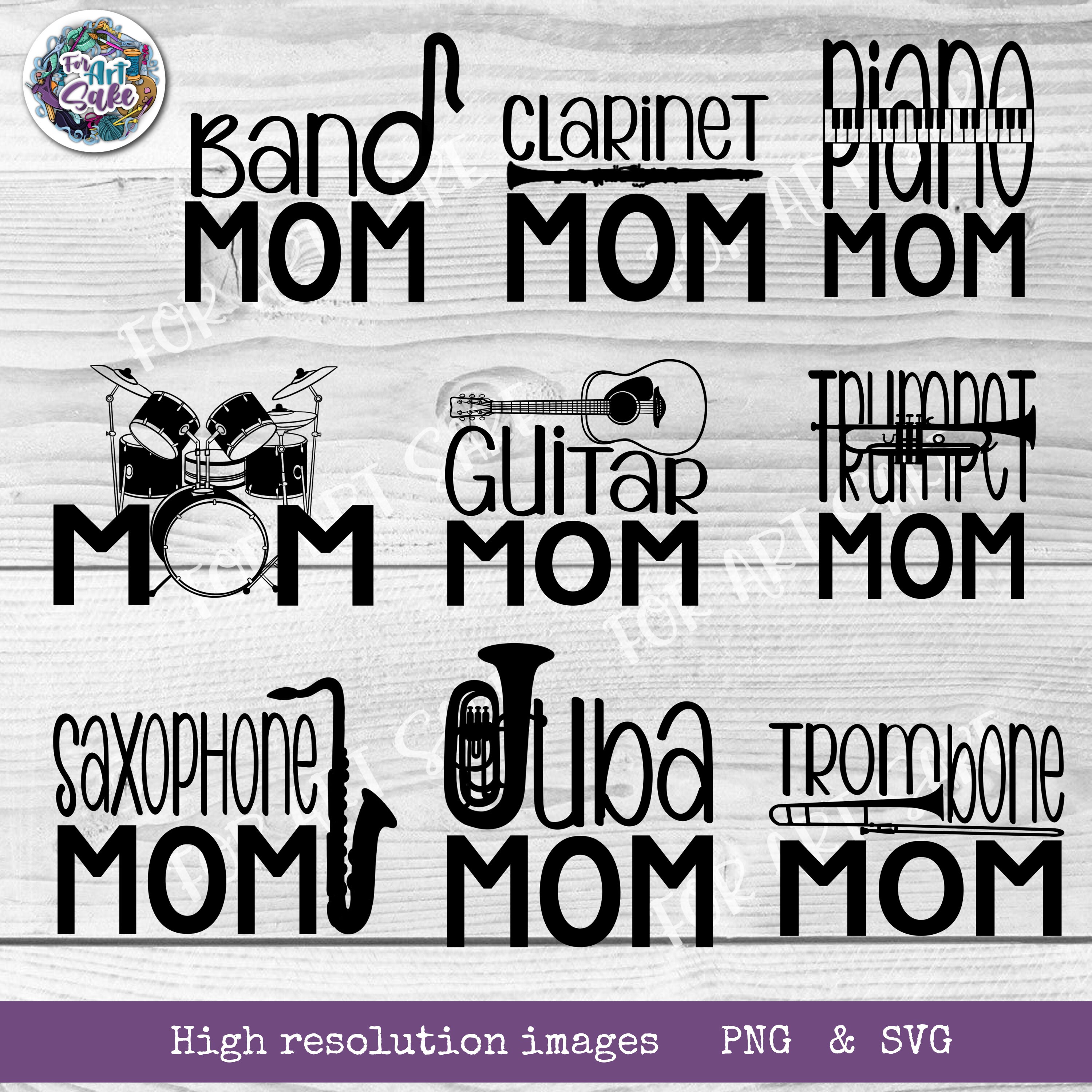 Band Mom Instrument Svgs Band SVG Band Mom Band Mom PNG - Etsy