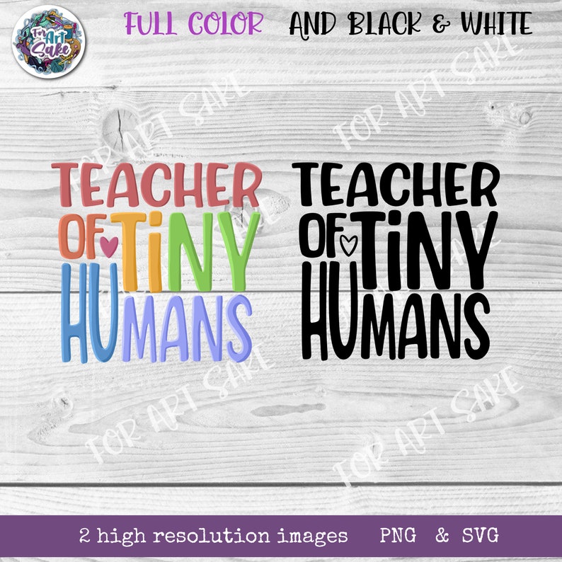 Teacher of Tiny Humans Teacher SVG Files Teacher PNG - Etsy