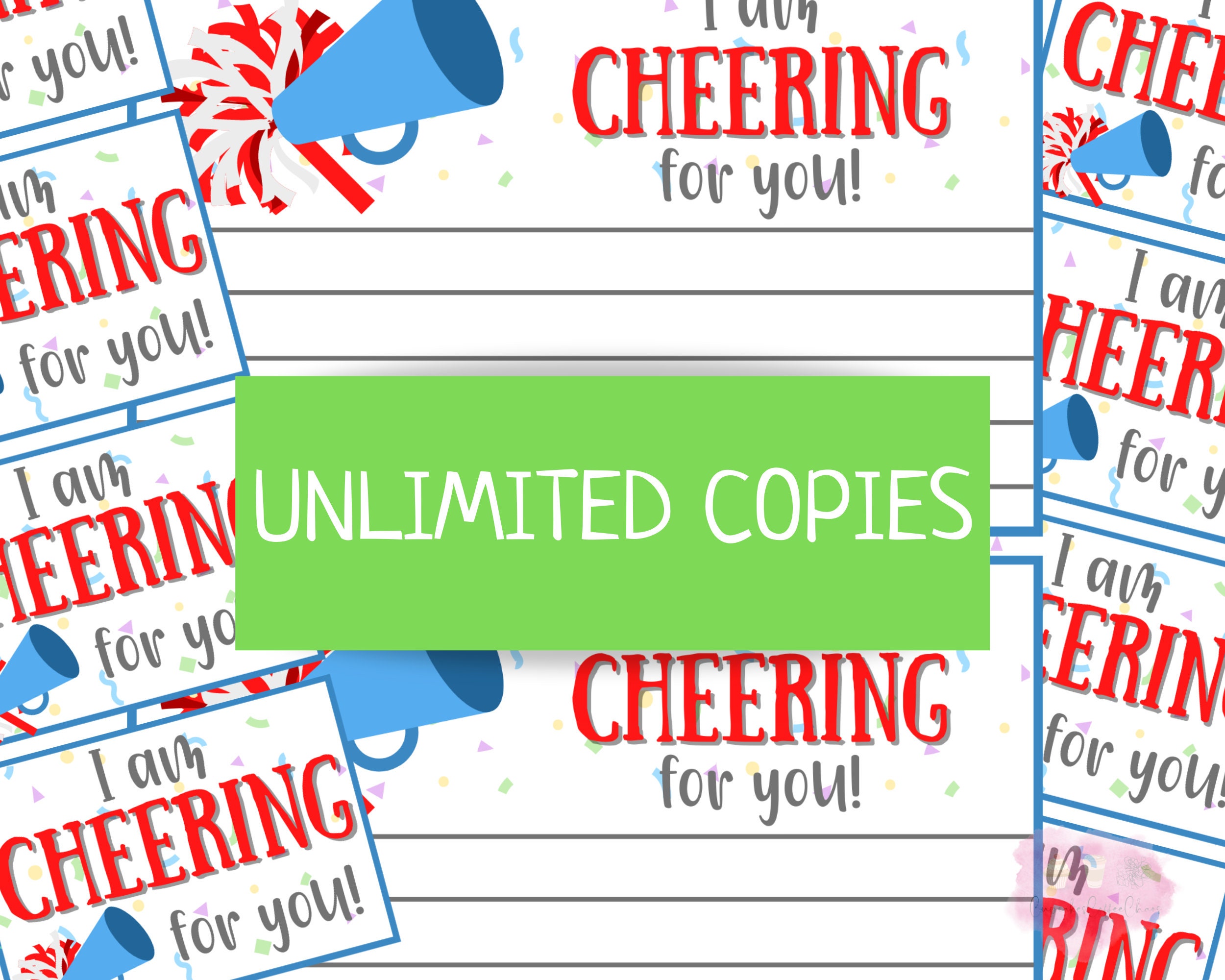 I Am Cheering for You Note Testing Motivation Note to Students Note of ...