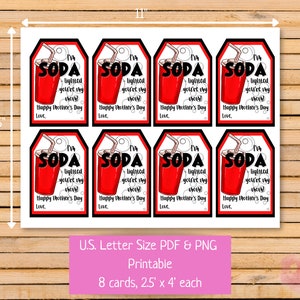 Soda-lighted You Are My Mom Tags | Mother's Day Tags | Printable Gift ...