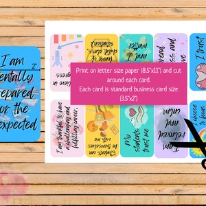 Positive Affirmation Cards for Teachers SET 2 | Motivation Cards ...