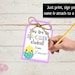 Spring Gift Tags Gift Tags for Students Spring Break Tags Student Gift ...