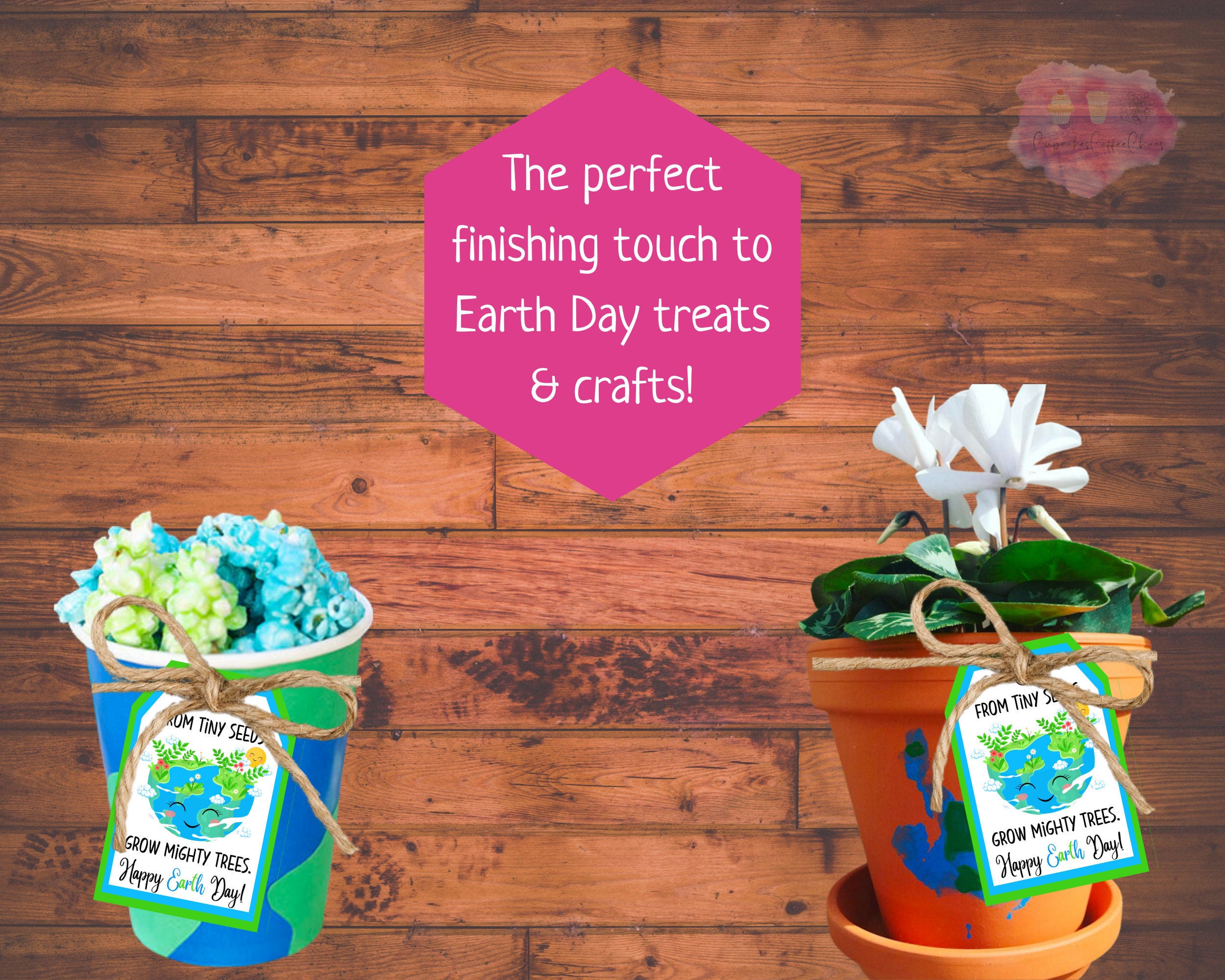 Tiny Seeds Grow Mighty Trees | Earth Day Tags | Teacher Gift Tag ...