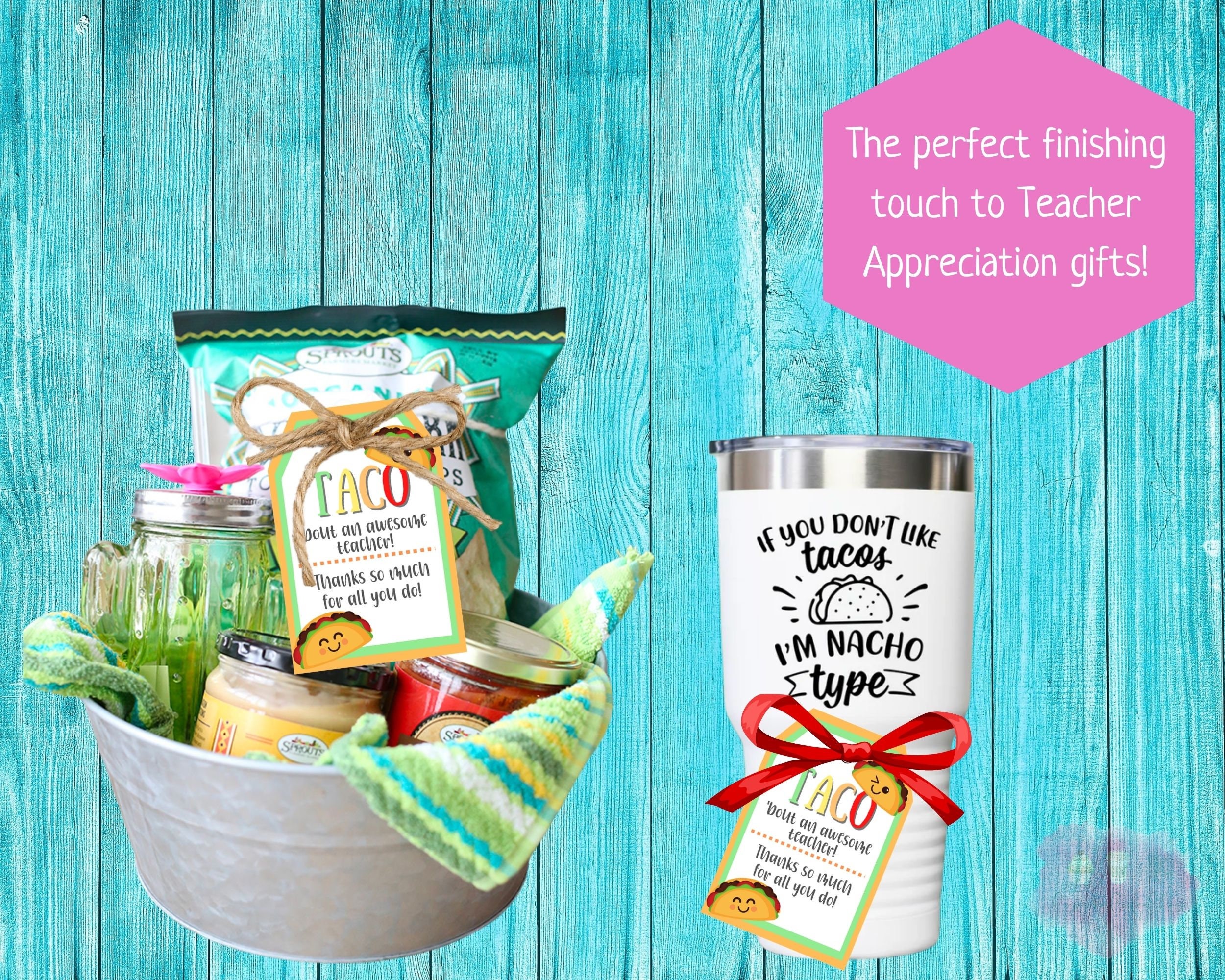 Taco Bout Awesome Teacher Tags | Teacher Appreciation Week | Staff ...