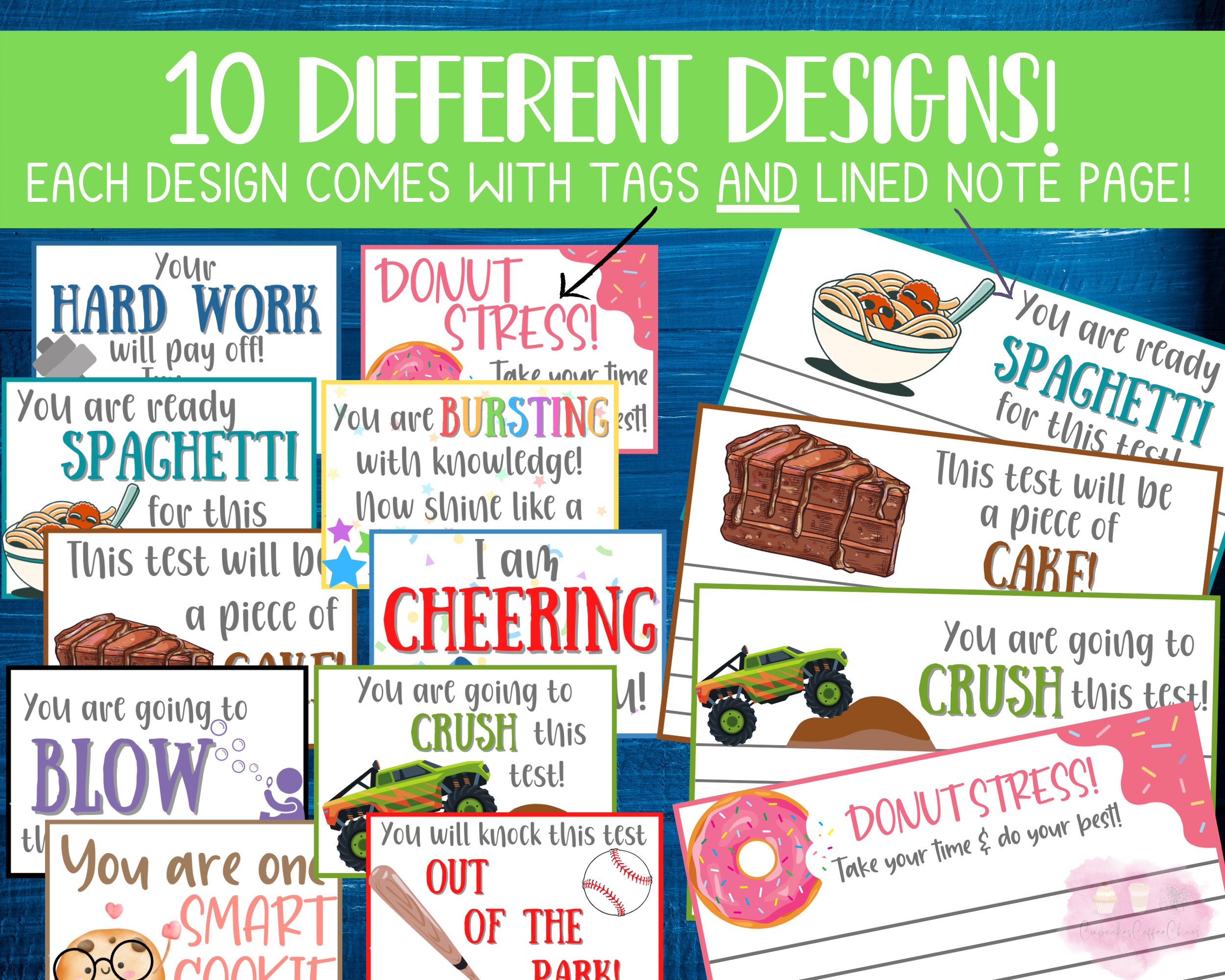 Testing Notes to Students BUNDLE | Motivation Notes | Lunchbox Treat ...