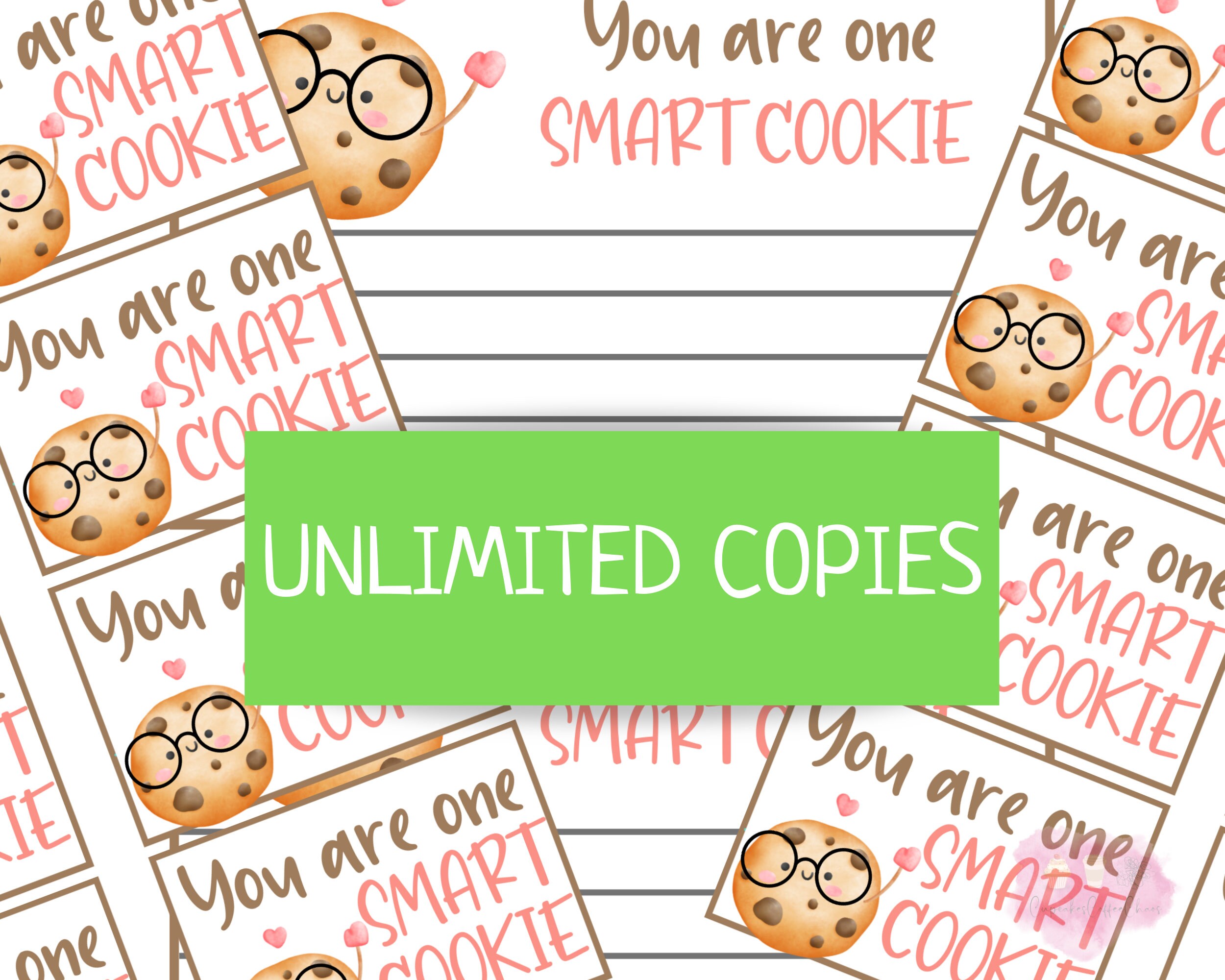 You Are One Smart Cookie | Testing Motivation Notes to Students | Note ...