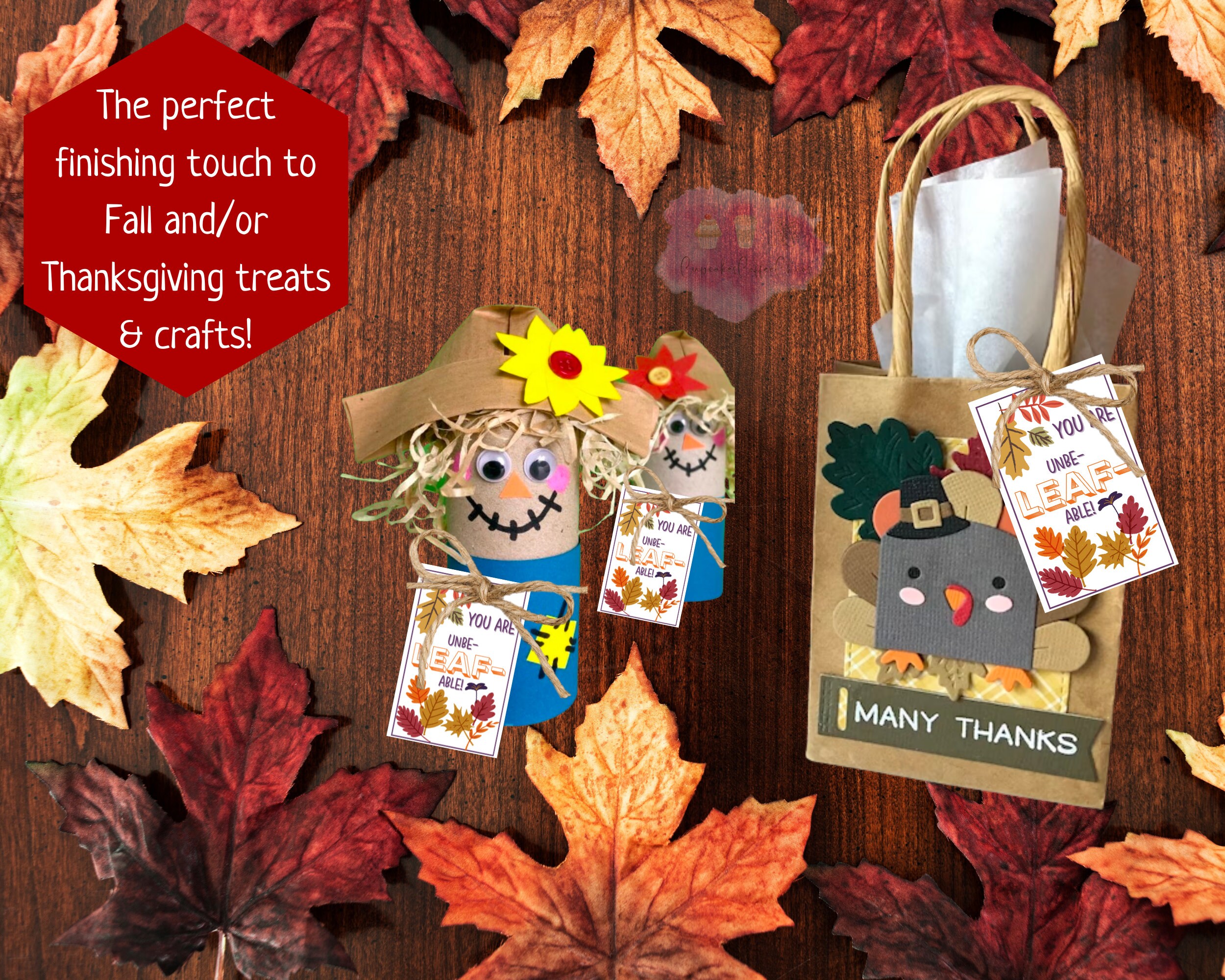 You Are Unbe-leaf-able Gift Tag | Fall Leaves Pun Treat Tags | Note to ...