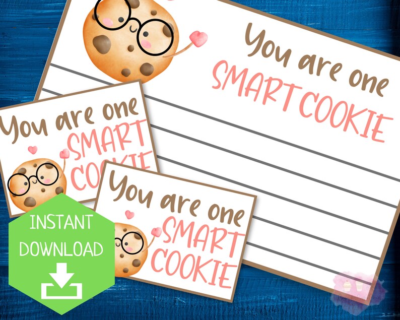 You Are One Smart Cookie | Testing Motivation Notes to Students | Note ...
