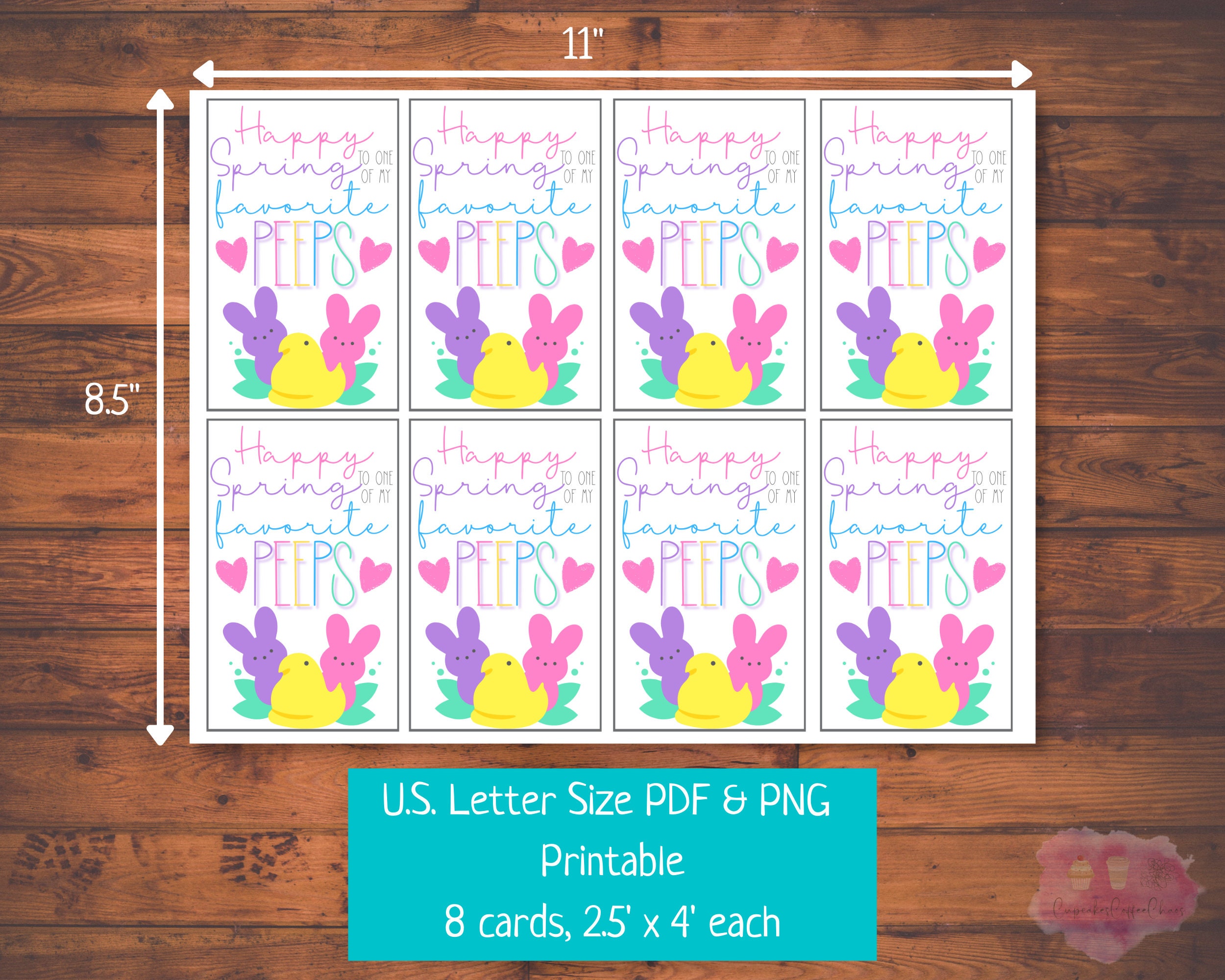 Happy Spring to One of My Favorite Peeps Spring Gift Tags Spring Break ...