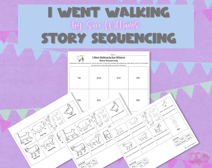 I Went Walking - Sue Williams - Julie Vivas - Voyager Books 1989 ...