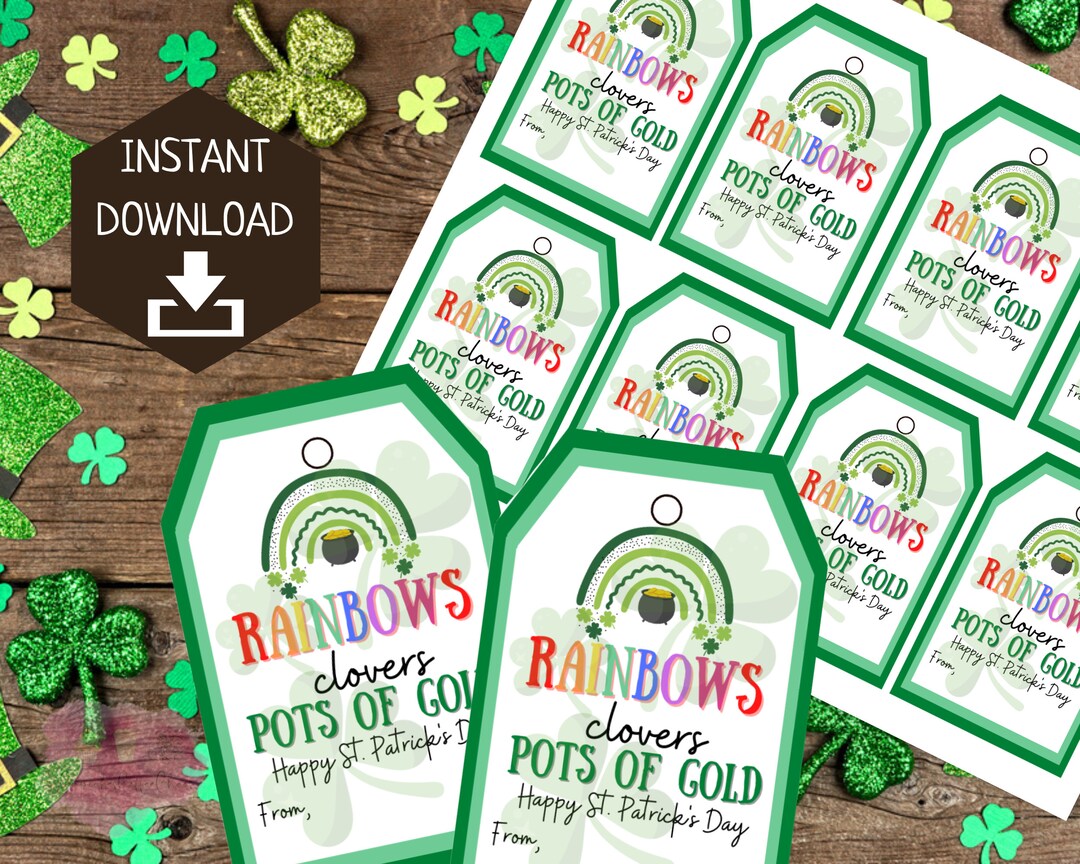 Rainbows, Clovers, Pots of Gold | Happy St. Patrick's Day | St. Patrick ...