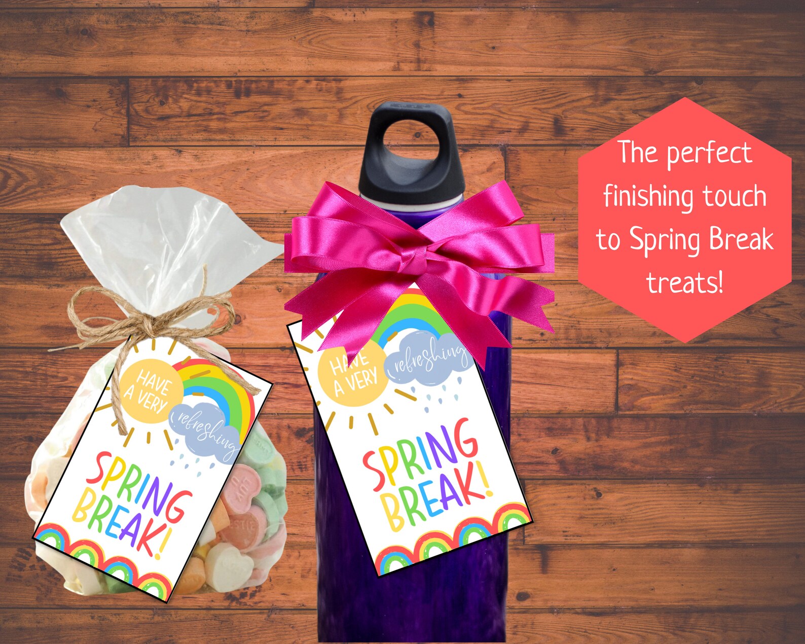Have a Refreshing Spring Break Tag | Spring Gift Tags | Spring Break ...