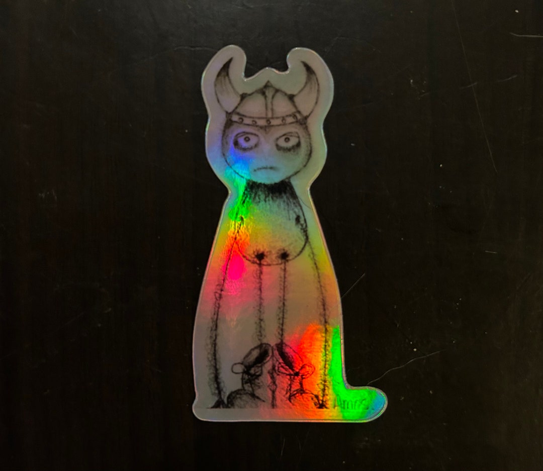 Viggo Holographic Collectible Sticker by Art by Amos Sharp - Etsy