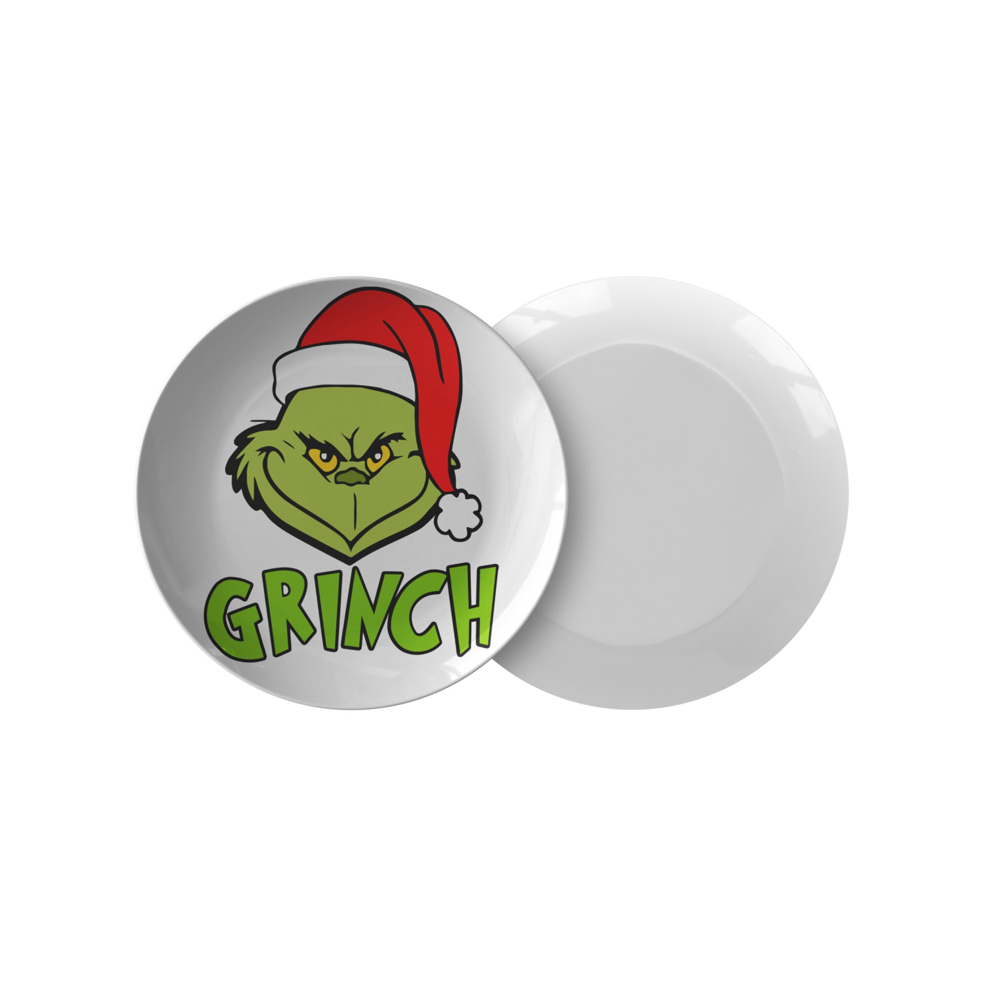 Grinch Plate - Etsy