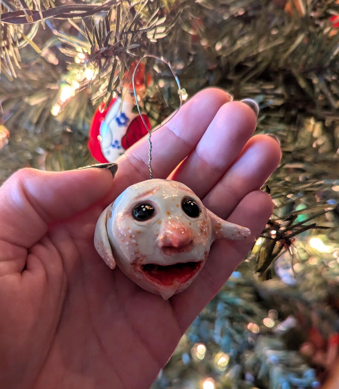 Weird Snowball Thing Ornament - Etsy