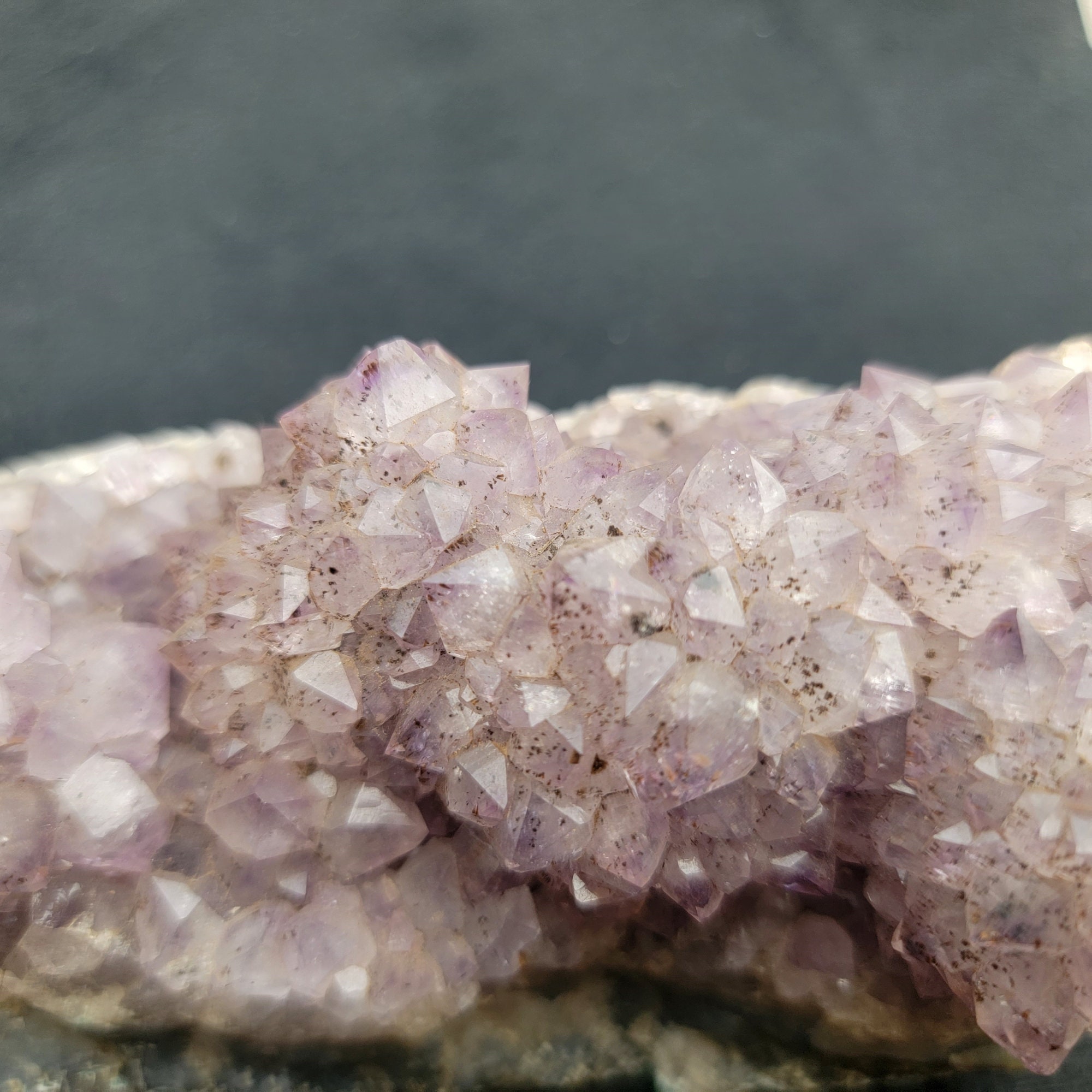 Amethyst Rarer Bulbous Formation With Iron Inclusions Mina - Etsy