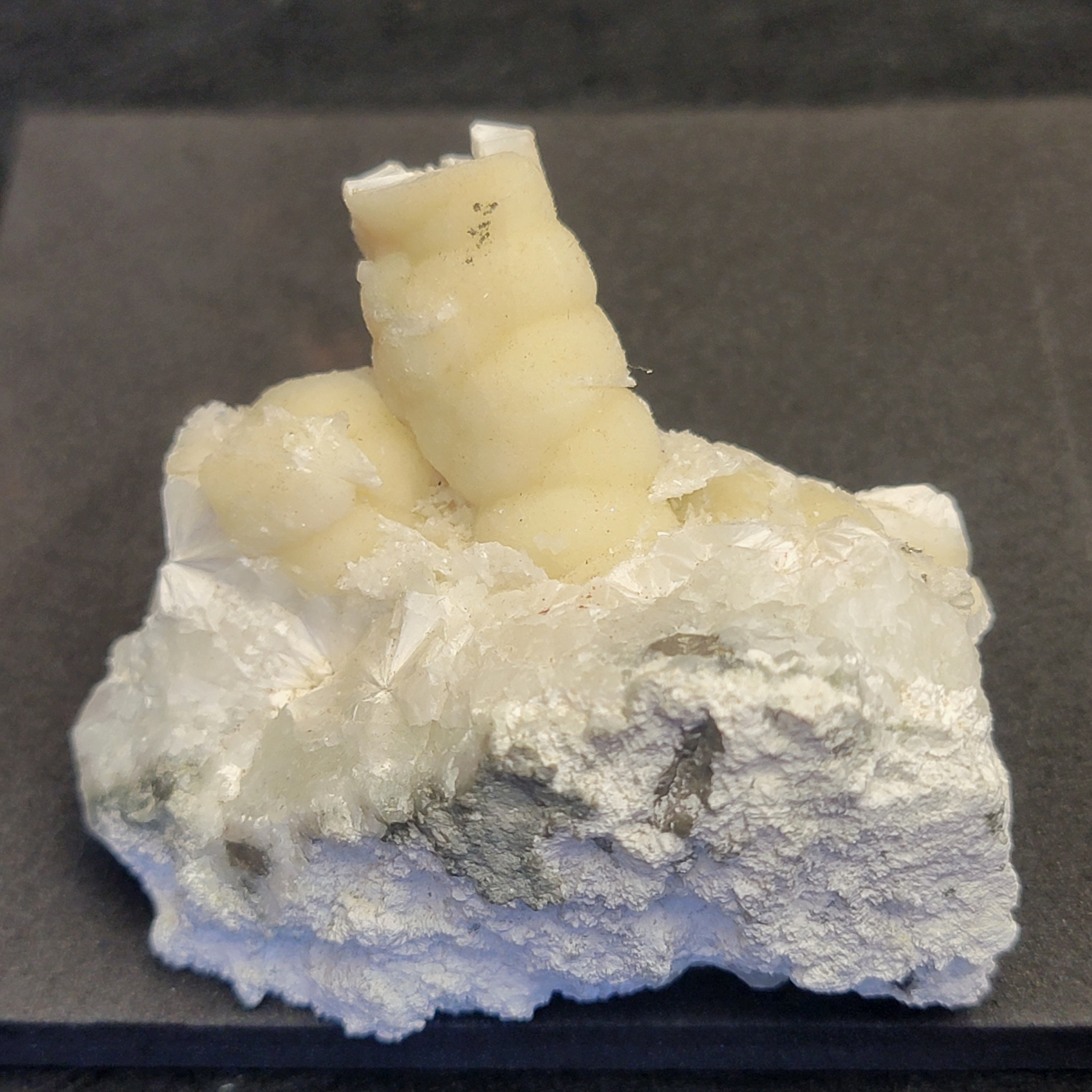 Pectolite Exceptional Pectolite 'finger' cast After Anhydrite ...