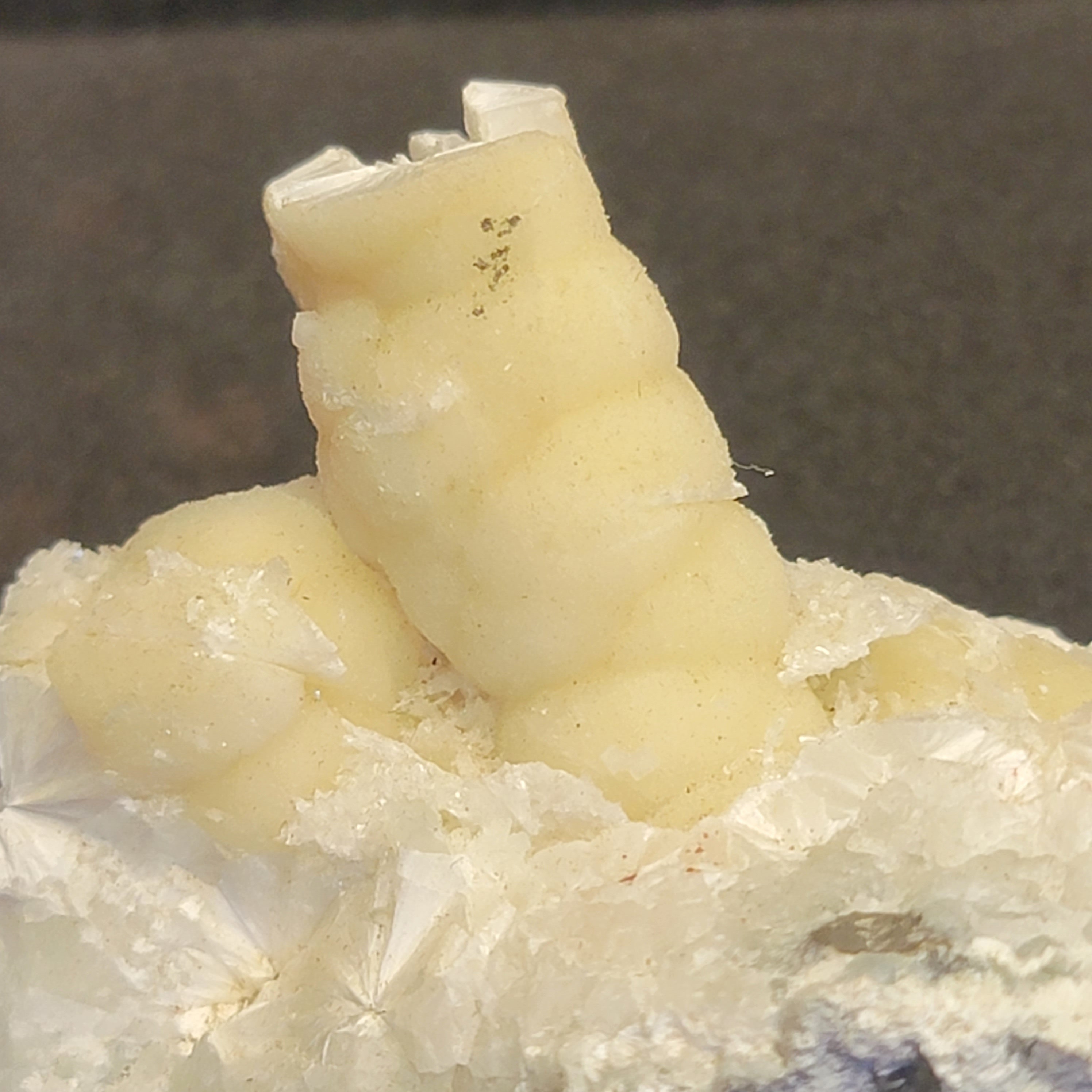 Pectolite Exceptional Pectolite 'finger' cast After Anhydrite ...