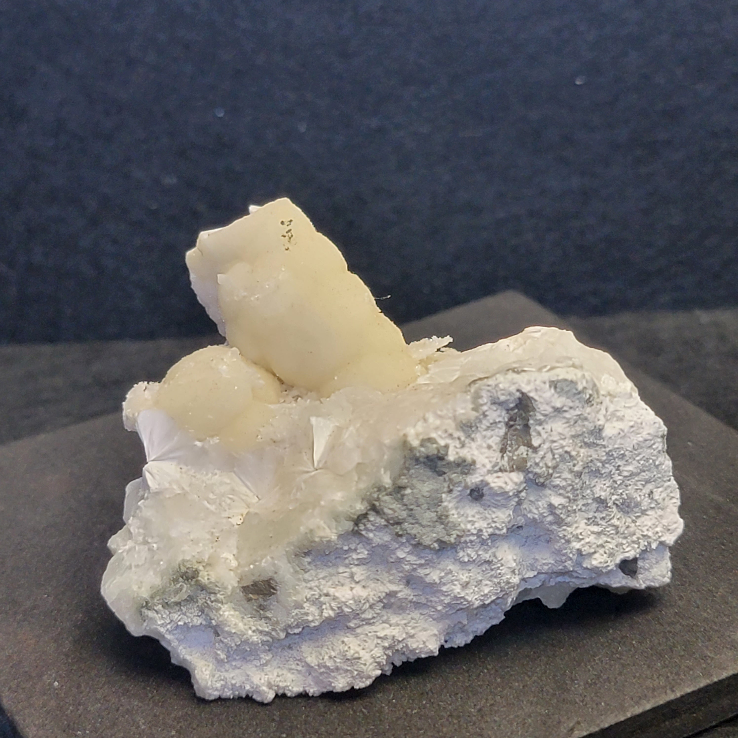 Pectolite Exceptional Pectolite 'finger' cast After Anhydrite ...
