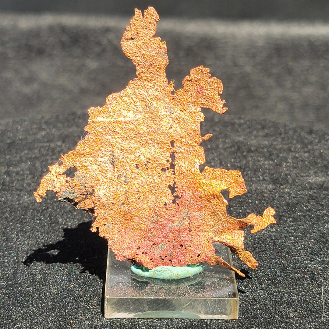Copper - Natural Sheet With Matrix - White Pine Mine, Ontonagon Co ...