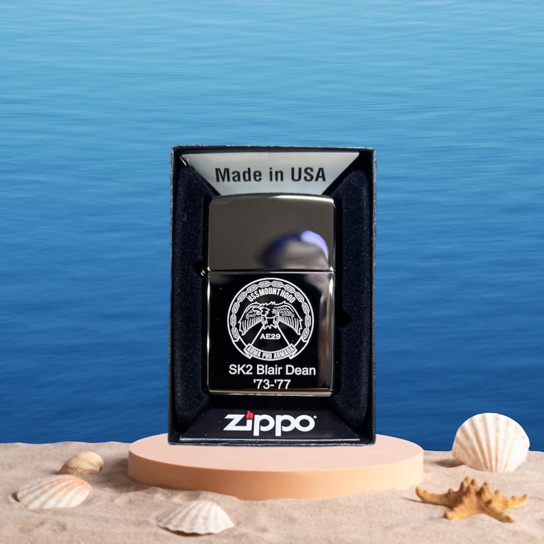 US Navy Ship Zippo Navy Veteran Engraved Zippo Personalized Zippo Navy ...