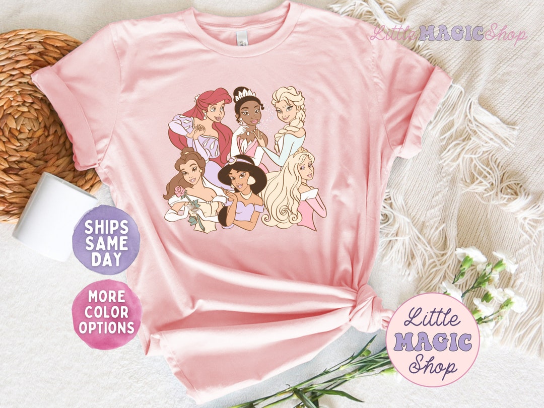 Disney Princess Shirt, Retro Princess Shirt, Magical Disney Castle ...