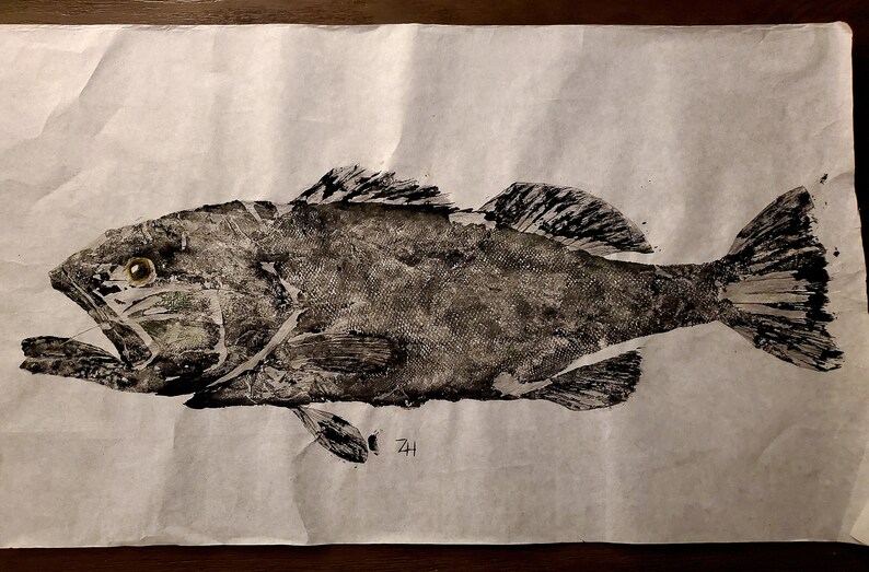Grouper Fish Print - Etsy