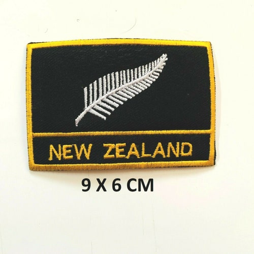 New Zealand Stamp Embroidered Patch - Etsy