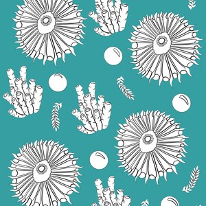 Coral Printable Coloring Page - Etsy