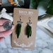 Real Elytra Beetle Wings Earrings/oddities/witchy/beetle Jewelry/boho ...