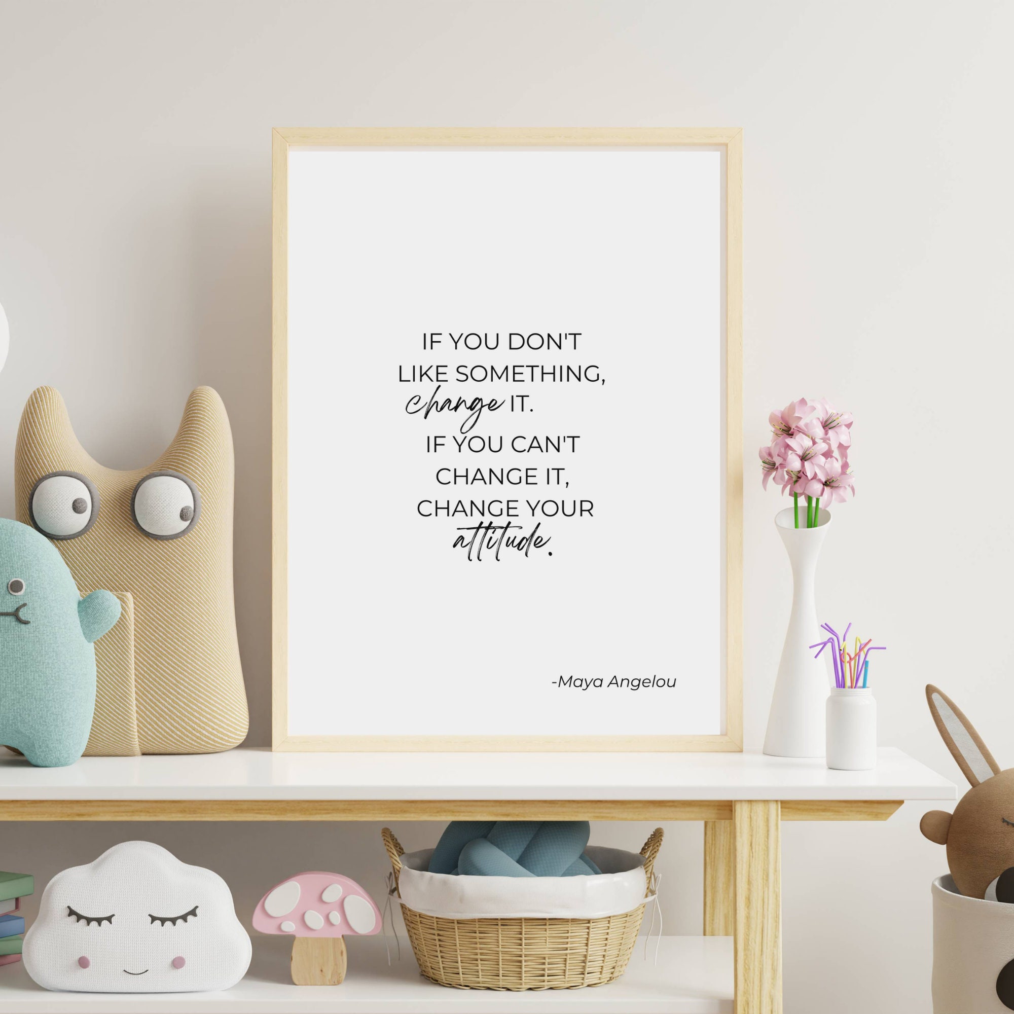 Maya Angelou Quote Poster, Instant Download Wall Art, Inspirational ...