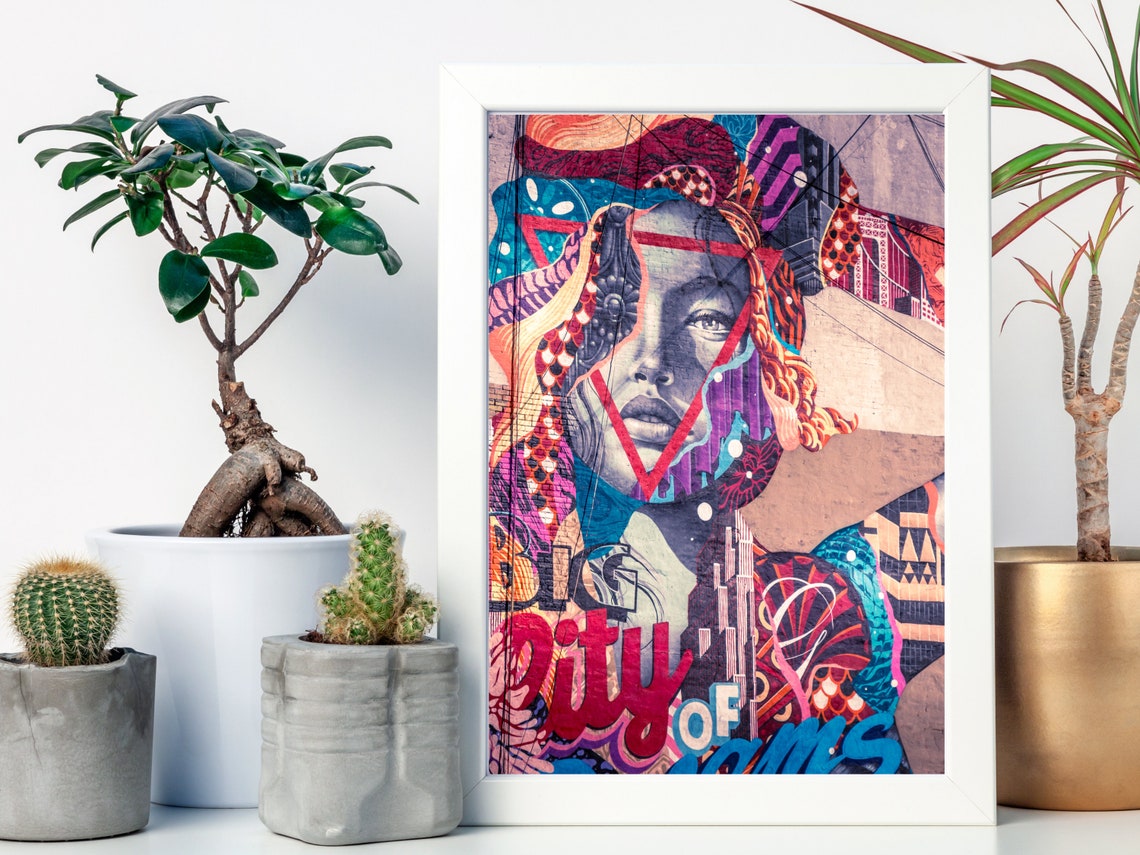 Women Poster, Graffiti Art Poster, Graffiti Print, Women Graffiti Art ...