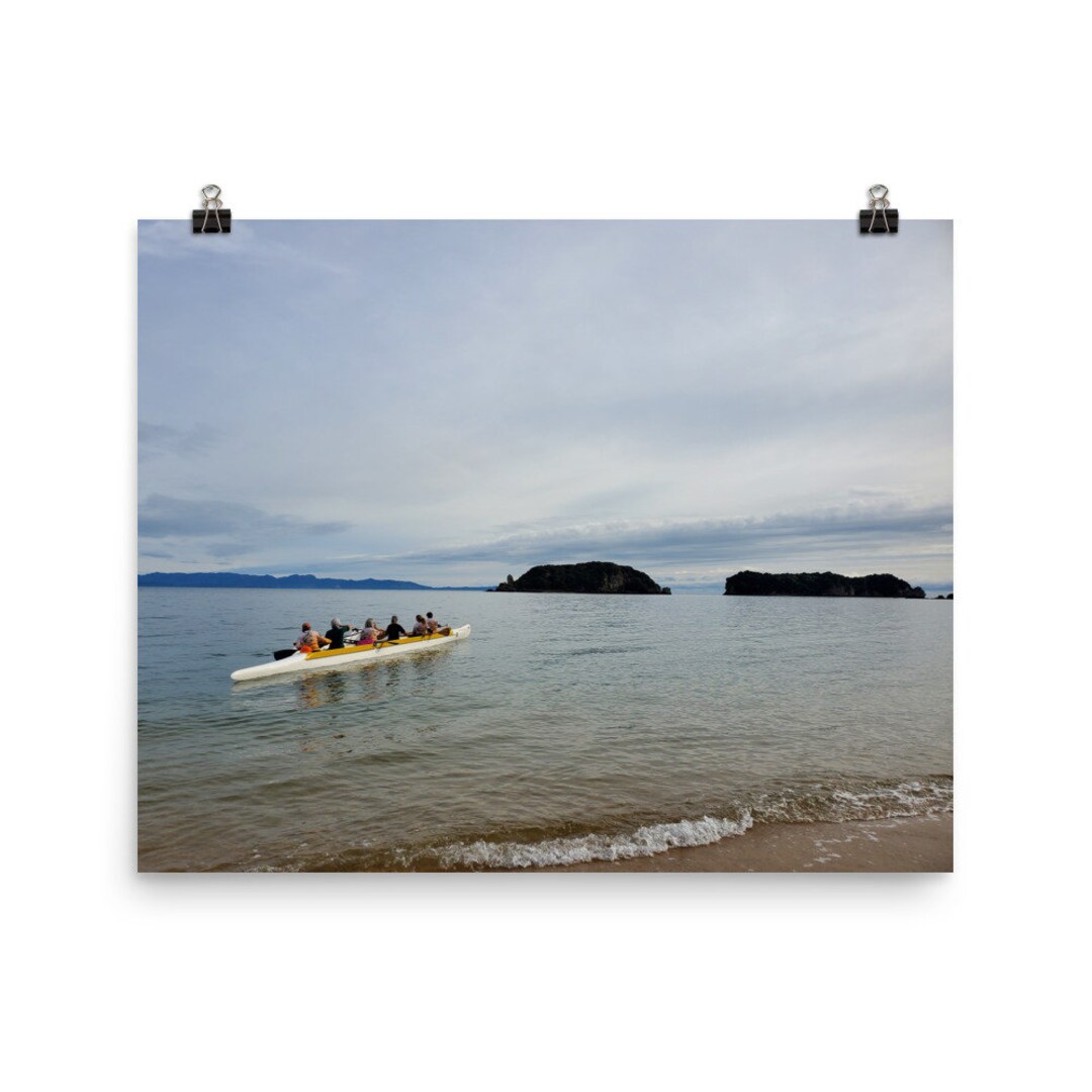 Outrigger Canoe Poster. Coastal Artwork Photography Print of Outrigger ...