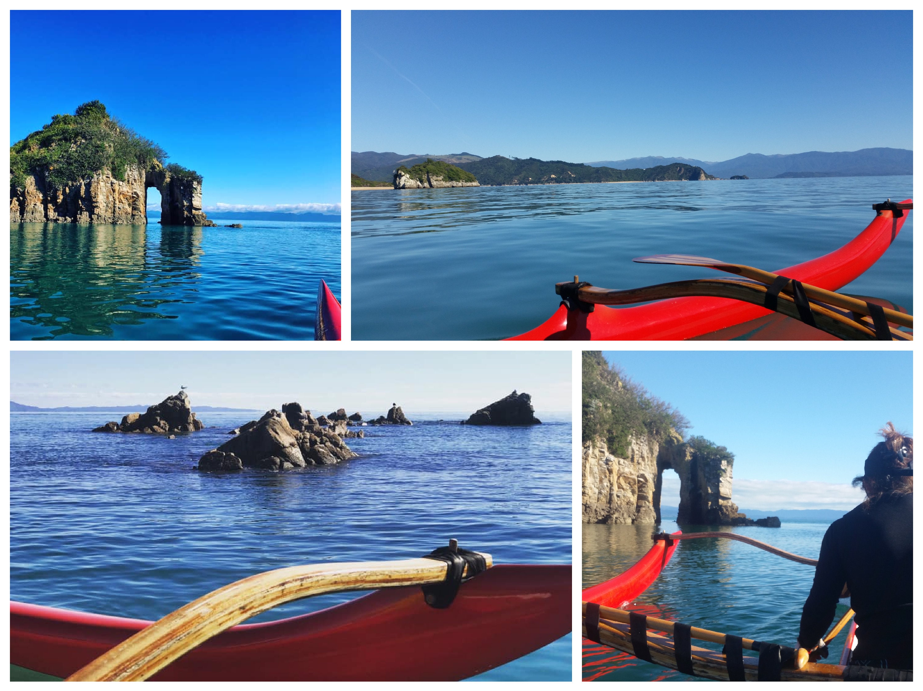 Red Outrigger Canoe Collage Poster. Photo Collage Print of - Etsy