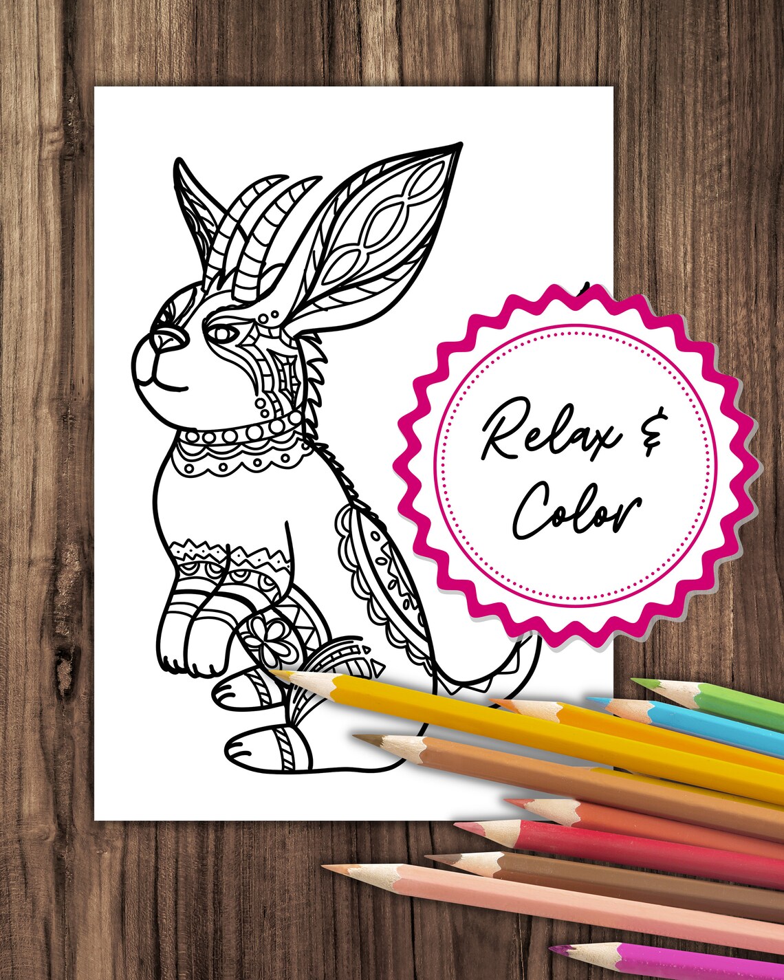 5 Alebrije Coloring Pages, Mexican Alebrijes Coloring Pages Bundle ...