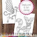 5 Alebrije Coloring Pages, Mexican Alebrijes Coloring Pages Bundle ...