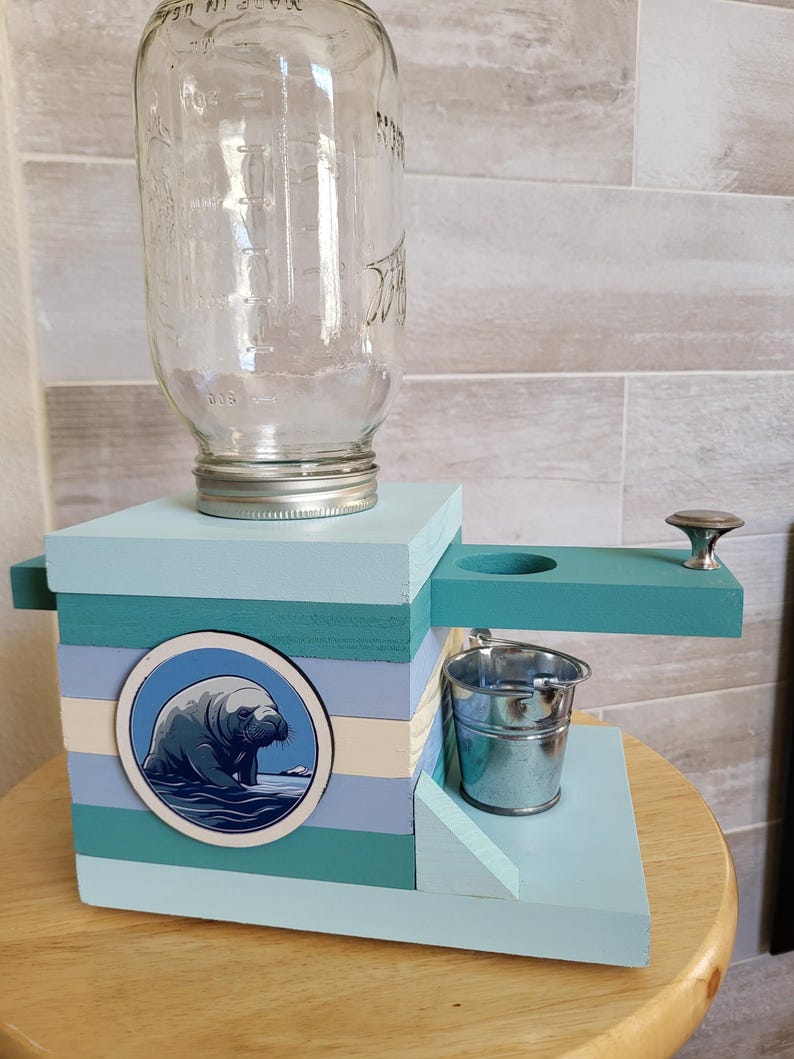 Manatee Lovers! - Mason Jar Candy Dispenser! - Etsy