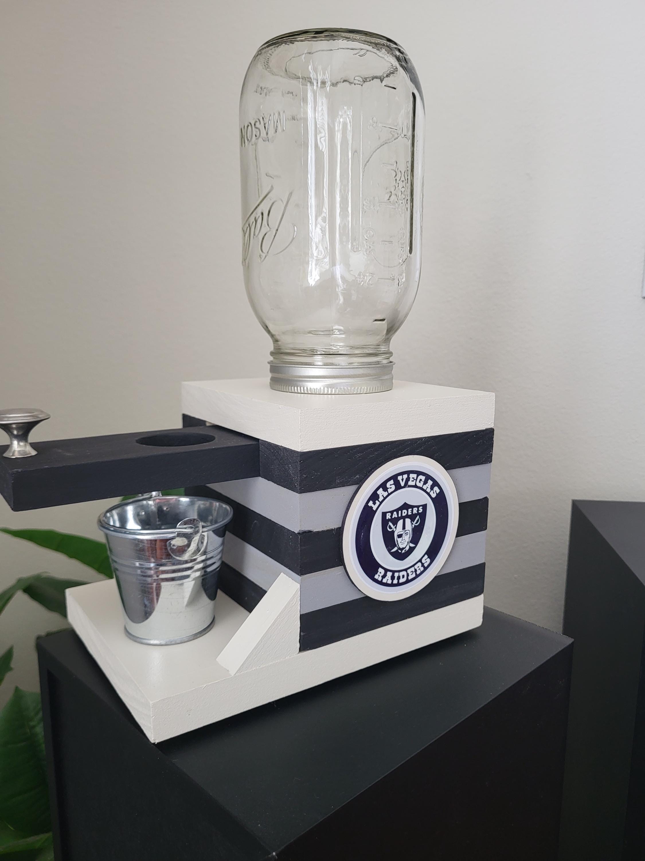 Las Vegas Raiders- Mason Jar Candy Machine! - Etsy