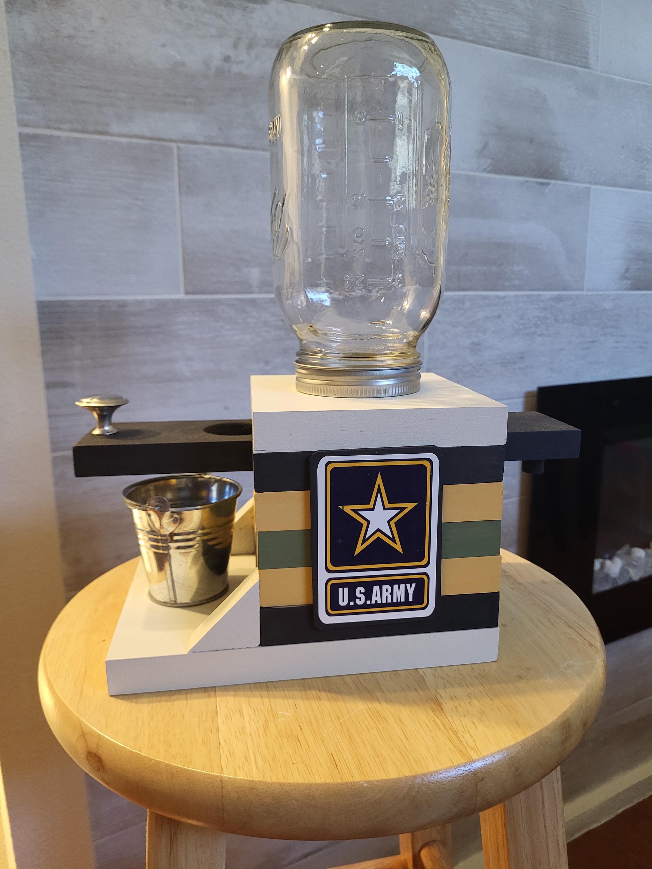 US Army - Mason Jar Candy Machine - Etsy